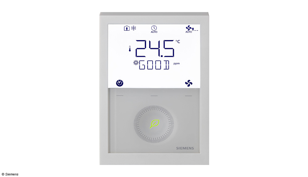 Siemens stattet Thermostate mit CO2-Sensor aus - Haus & Garten Test